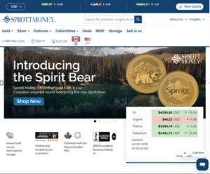 Sprott Money vault storage, reviews & company information